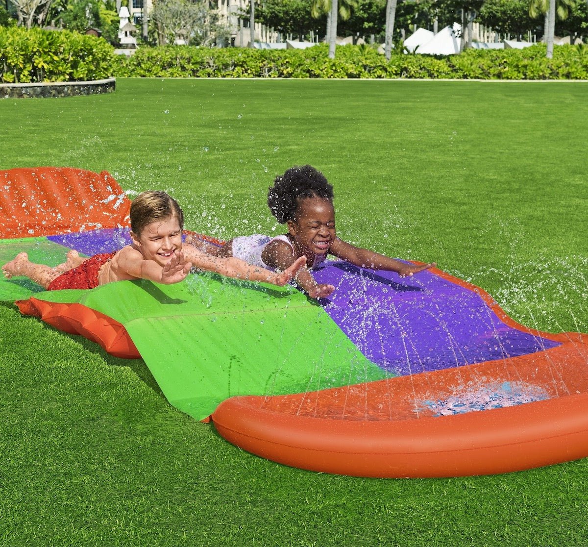 Bestway H2OGO! SplashCoaster Double Water Slide | OutdoorToys