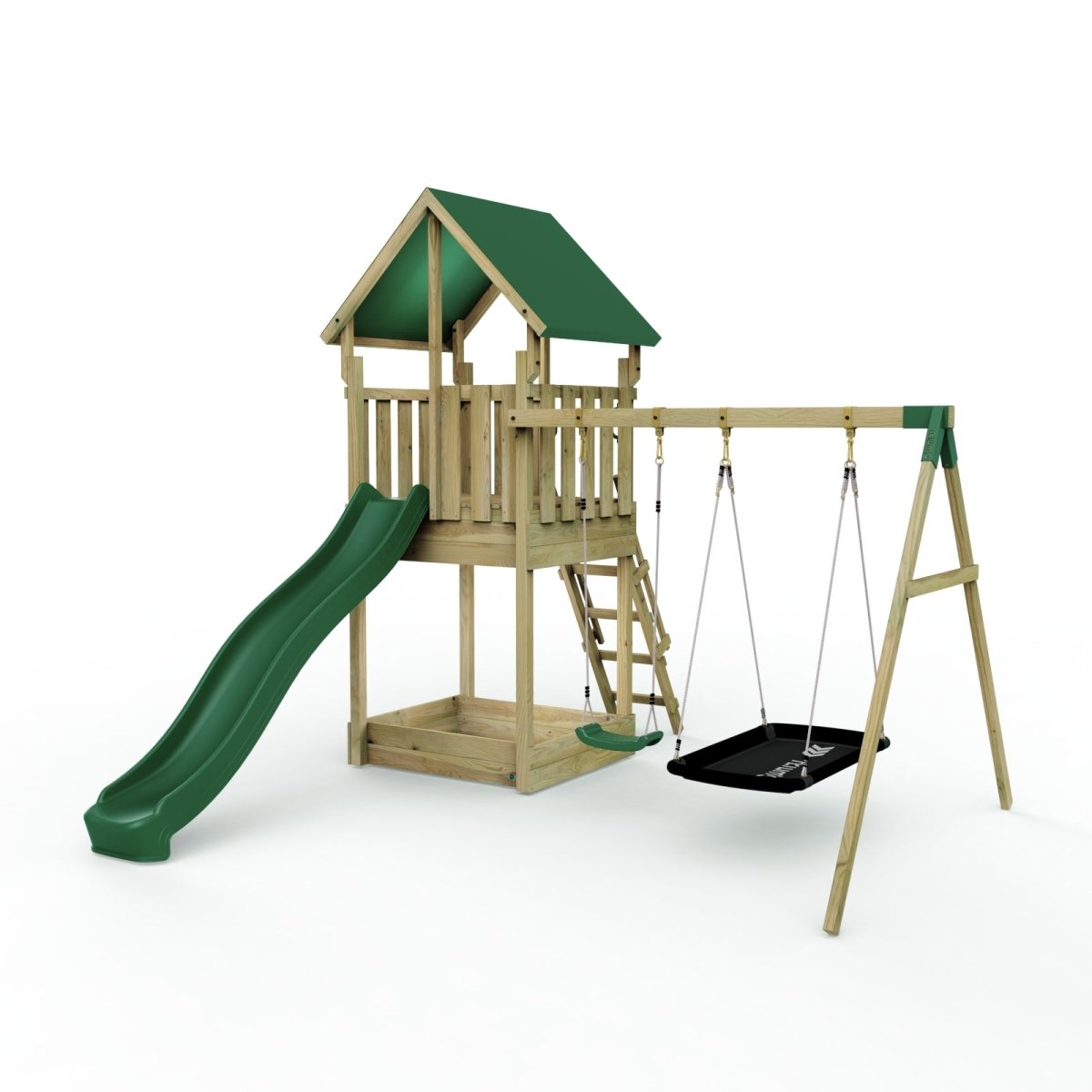 Rebo Gisburn Modular Wooden Climbing Frame Playset