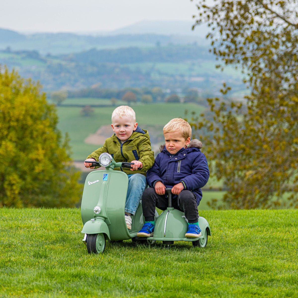 Vespa 150 VL1T Kids Electric Ride On Scooter | OutdoorToys