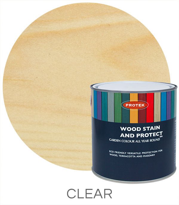 2.5lt Protek Clear Coat Multi-Purpose Wood Stain & Protect Paint
