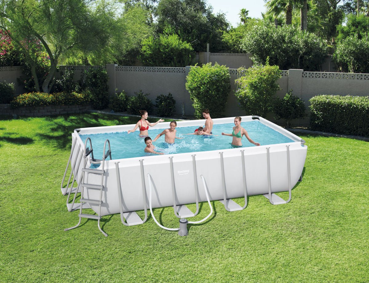 Bestway 16ft Rectangular Steel Pro Frame Swimming Pool
