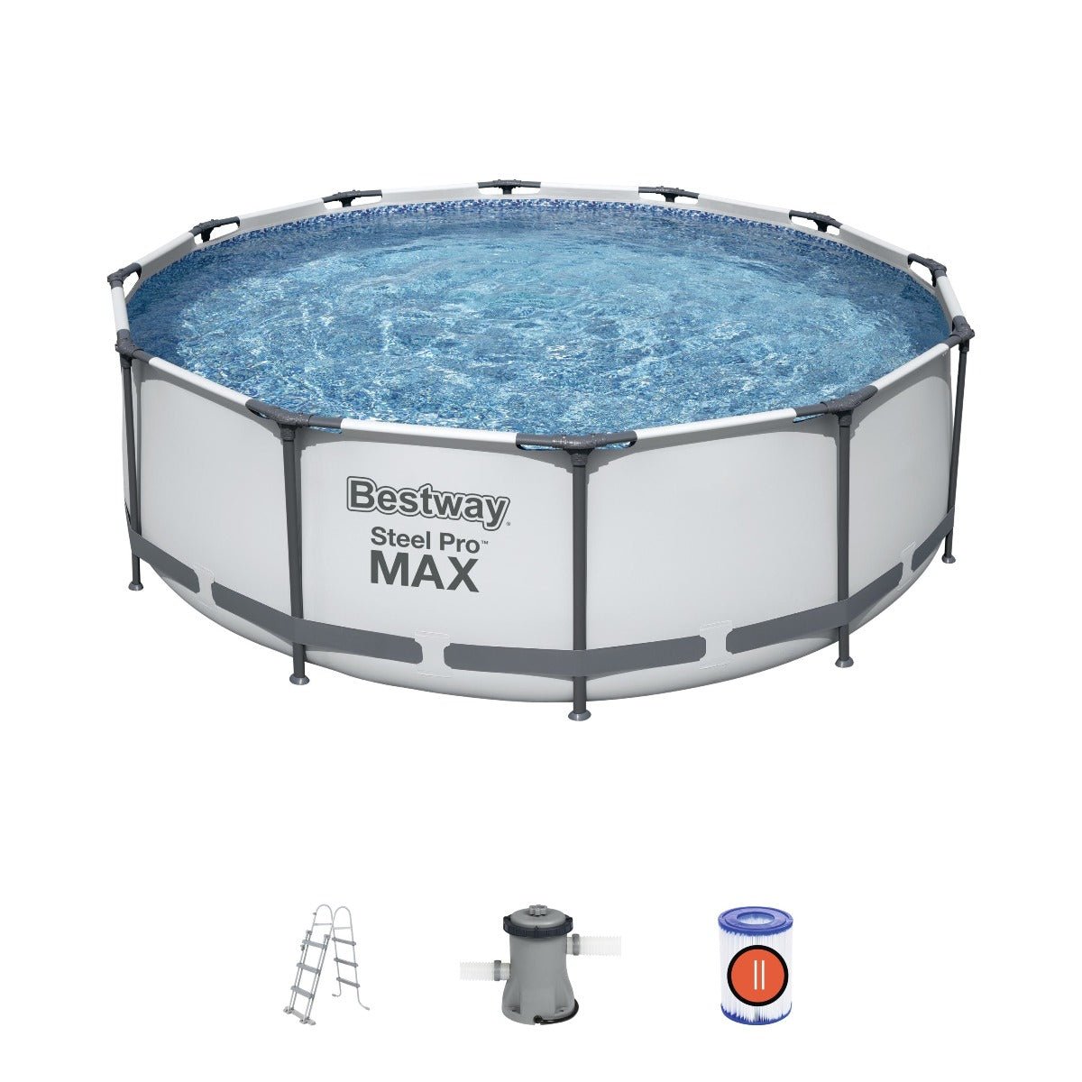 Bestway Steel Pro Frame Swimming Pool with Pump - 12ft x 40ft