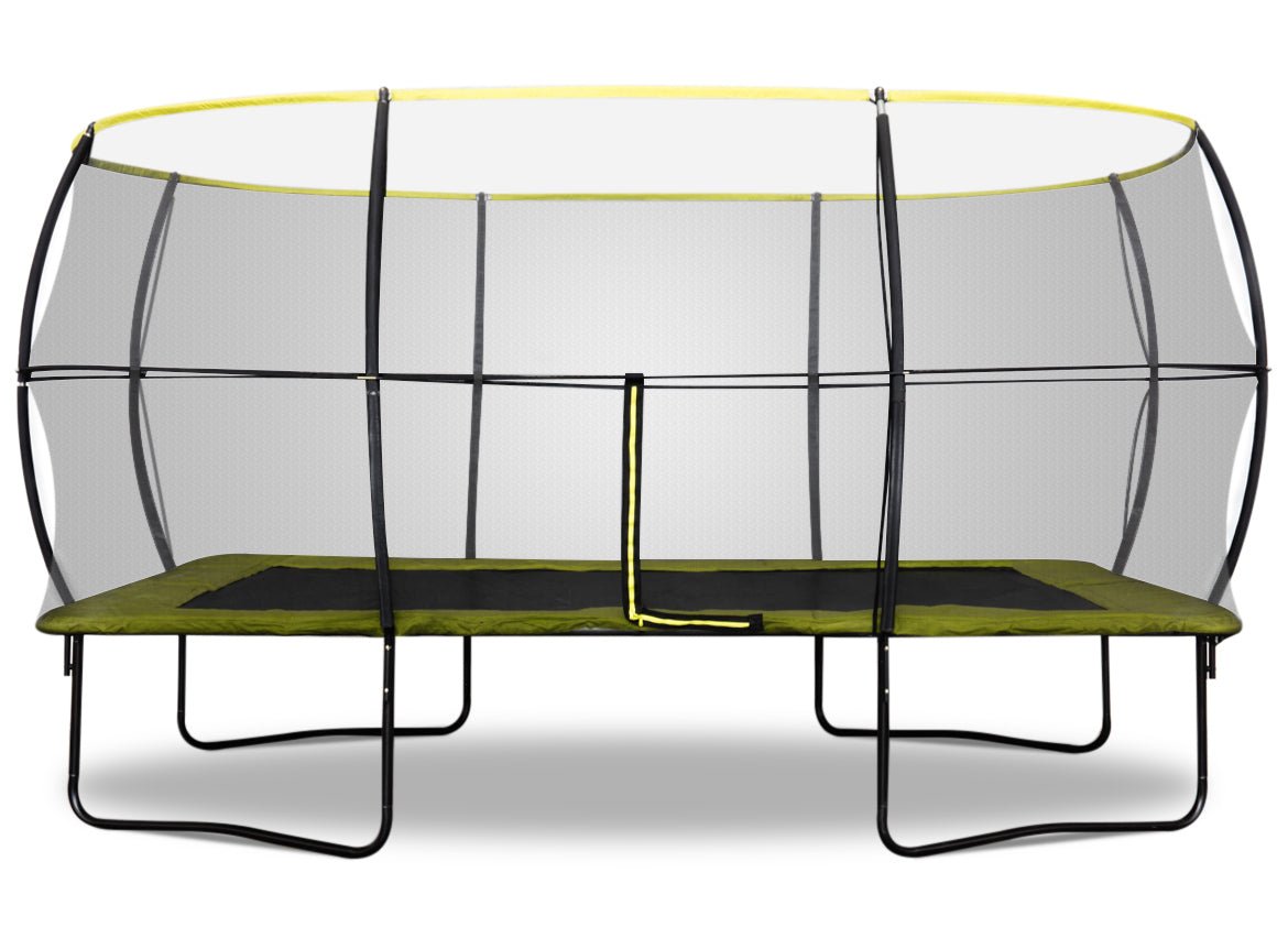 Rebo Base Jump 2 10 X 14FT Trampoline With Halo II Enclosure