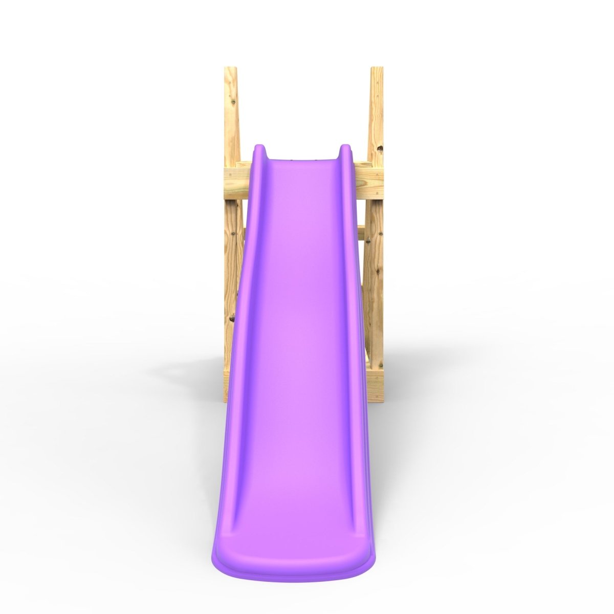 Rebo 6FT Free Standing Slide with Wooden Platform – Purple