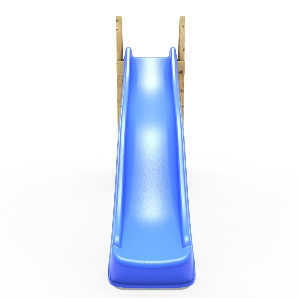 Rebo 8ft Blue Garden Wave Free Standing Water Slide & Platform