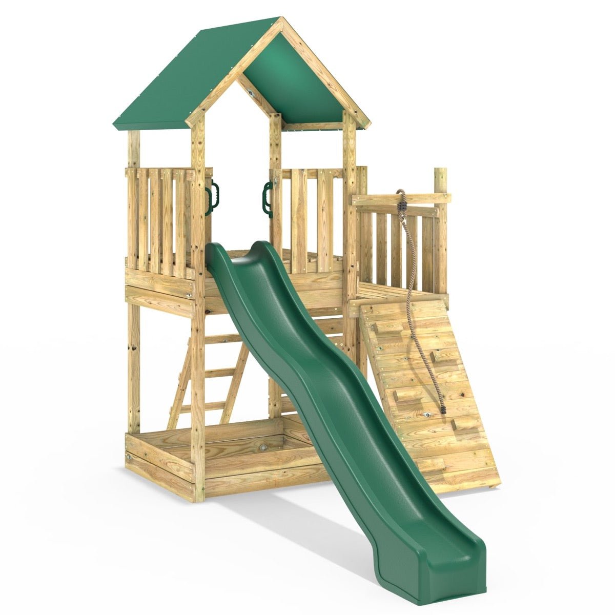 Rebo Modular Climbing Frame Adventure Playset - M3 plus Ramp