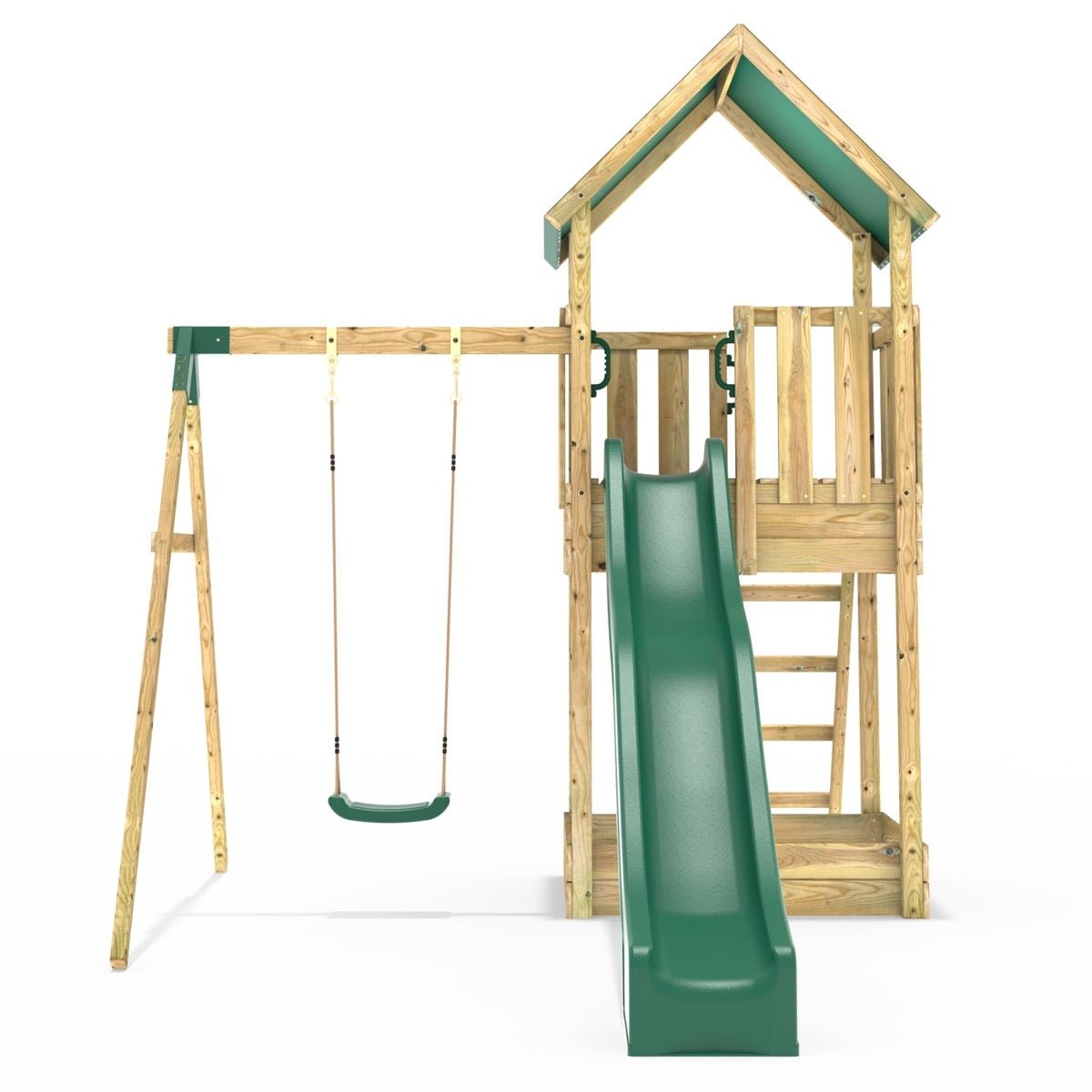 Rebo Wychwood Modular Climbing Frame Adventure Playset & Swing