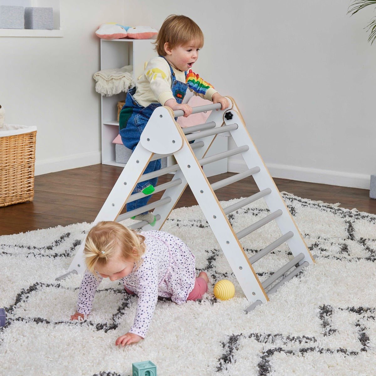 Rebo Pikler Style Climbing Triangle | OutdoorToys